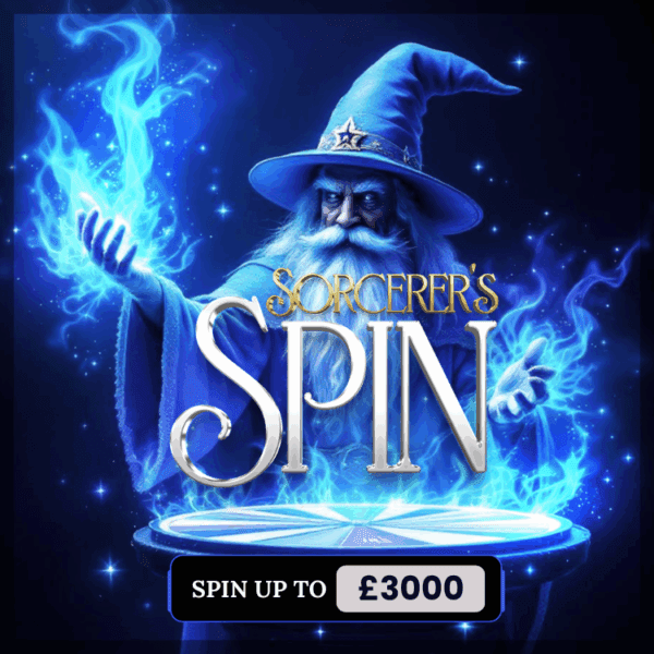 The Sorcerer's Spin....win up to £3000 Cash! +48 Instant Wins to Find ...