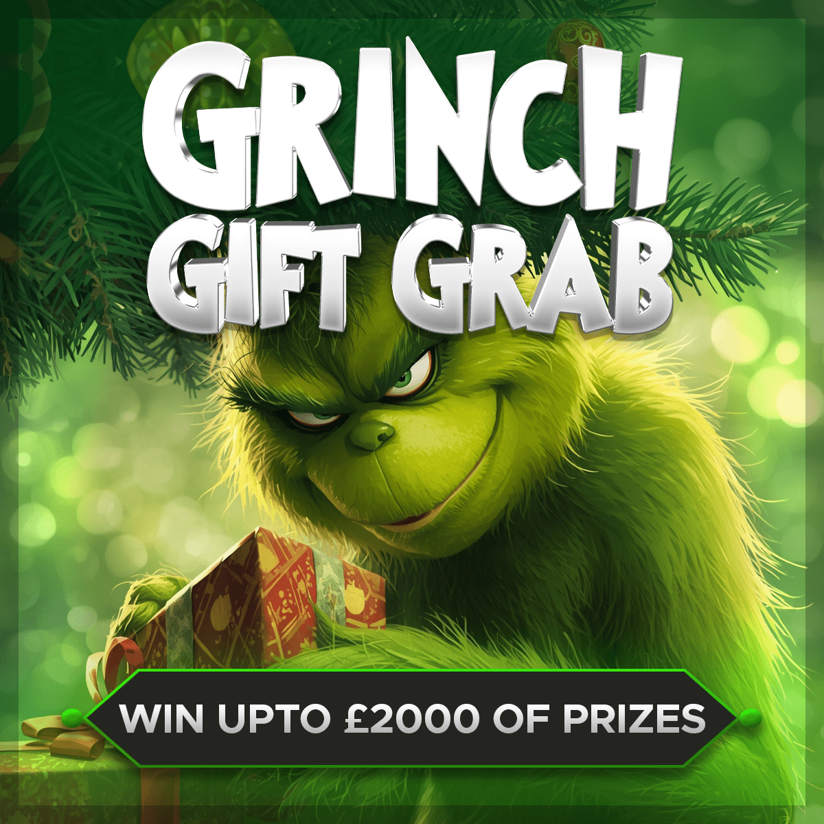 Grinch Gift Grab | Win up to £2000 Of Prizes +12 Instant Wins to Find ...