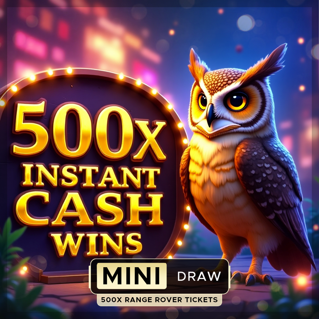 Owls Range Rover Evoque Mini Draw | Win 500x Tickets +500x Cash ...
