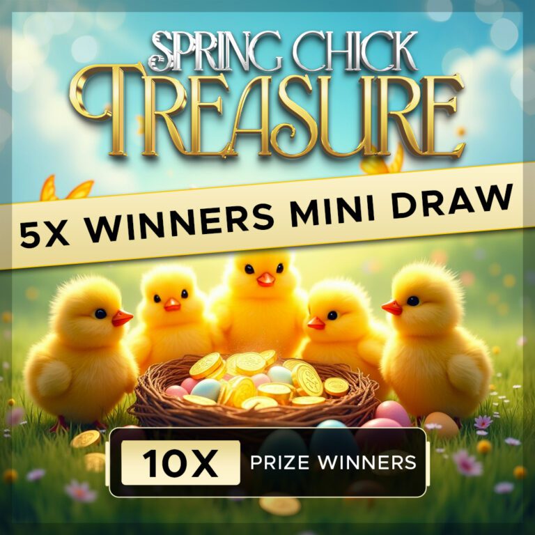 Quick Spring Chick Treasure Mini Draw | 5x Winners Of 10x Tickets ...